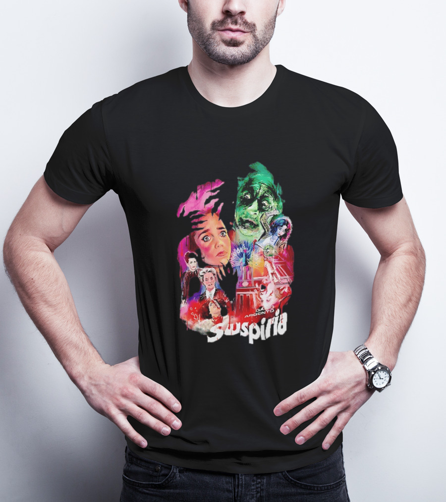Suspiria Dario Argento Horror Collage Death Is Coming For You T-Shirt