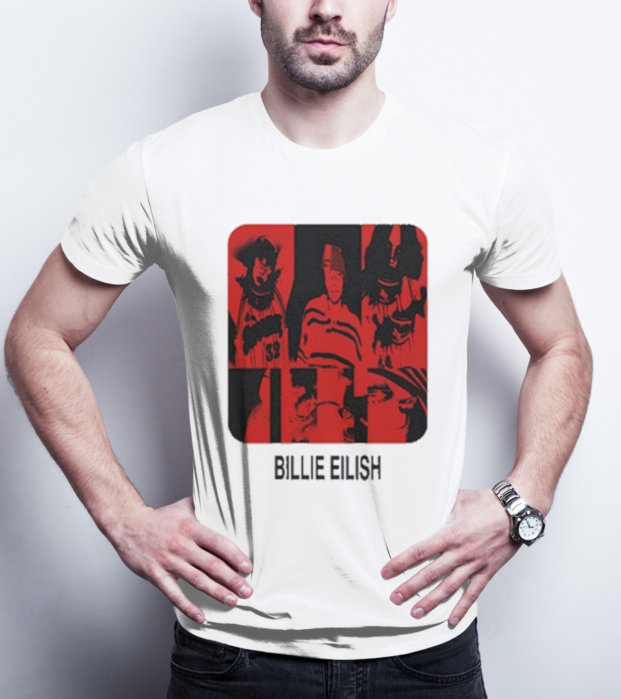 Billie Eilish Thermal Be Collage Photo T-Shirt