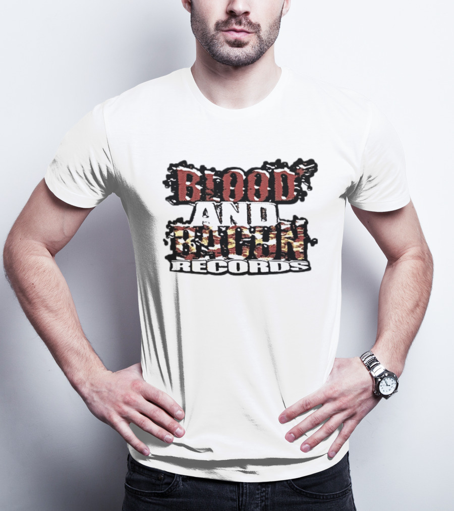 Blood And Bacon Records Rugged T-Shirt