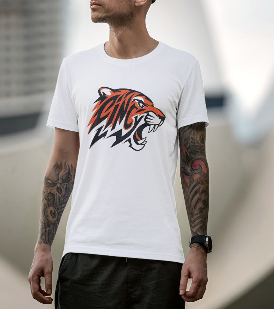 Cincy Tiger Stripes Roaring Bengal T-Shirt