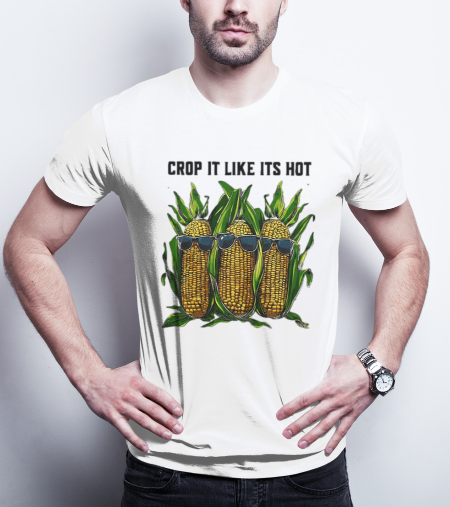 Crop It Like It's Hot Corn Sunglasses T-Shirt