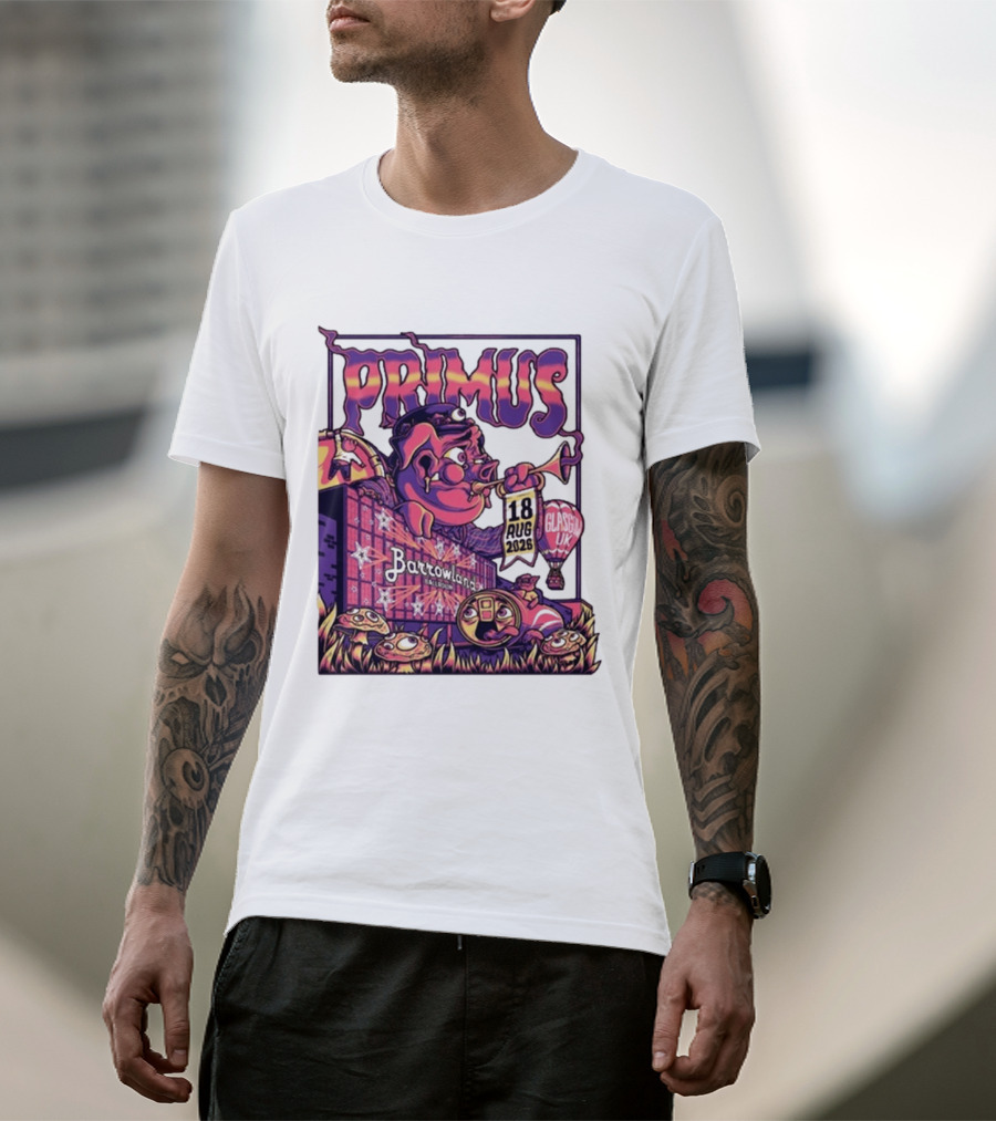 Barrowland Ballroom Primus Concert August 18 2026 Glasgow UK Animated Music Event T-Shirt
