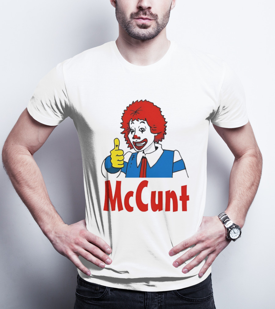 Ronald McDonald McCunt Thumbs Up Red Hair Blue Outfit T-Shirt