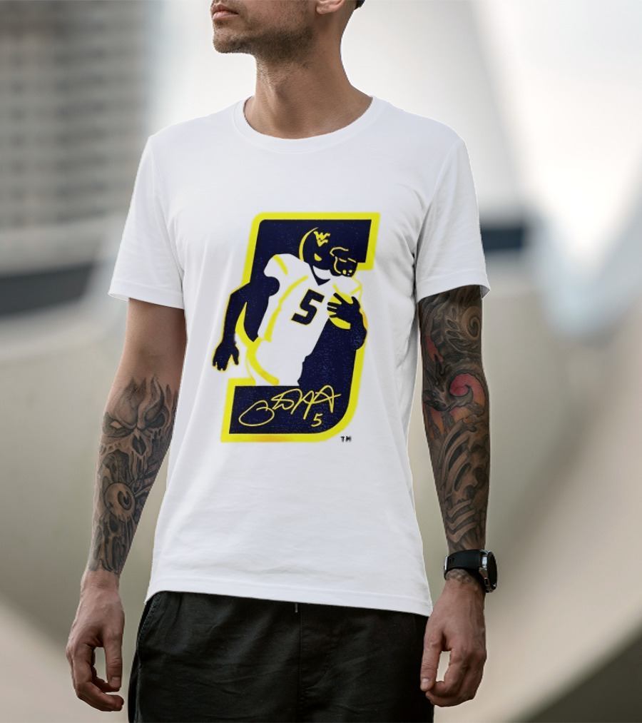Thank You Pat White 5 West Virginia Mountaineers Retirement 84 T-Shirt