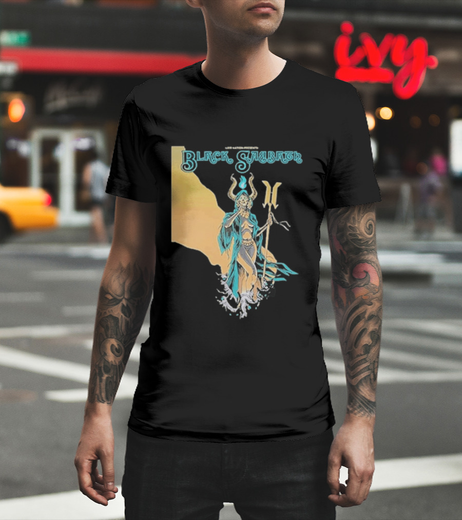 Black Sabbath BB&T Pavilion Camden NJ August 19 2026 Mythical Deity T-Shirt