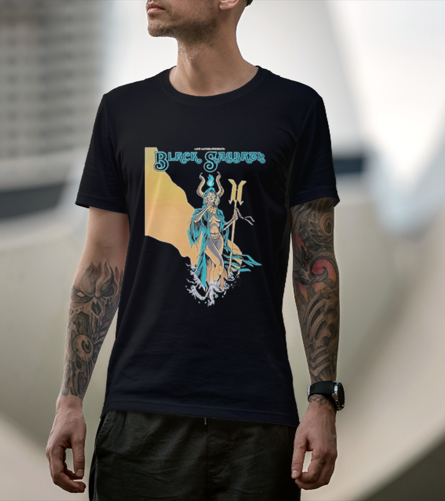 Black Sabbath BB&T Pavilion Camden NJ August 19 2026 Mythical Deity T-Shirt