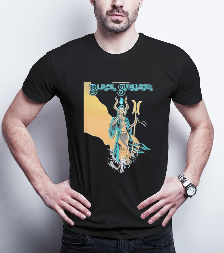 Black Sabbath BB&T Pavilion Camden NJ August 19 2026 Mythical Deity T-Shirt