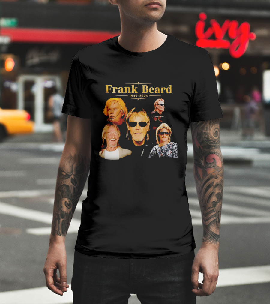 Frank Beard 1949 2026 Memorial Collage T-Shirt