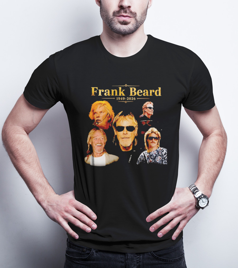 Frank Beard 1949 2026 Memorial Collage T-Shirt