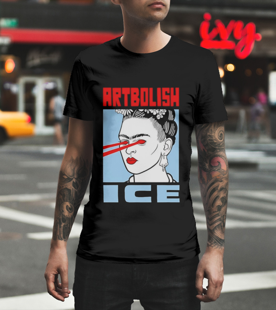 ARTBOLISH ICE Frida Kahlo Lalo T-Shirt