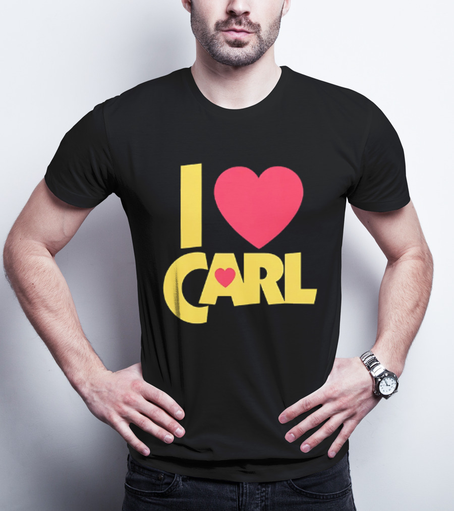 I Love Carl Heart Dungeon Crawler T-Shirt