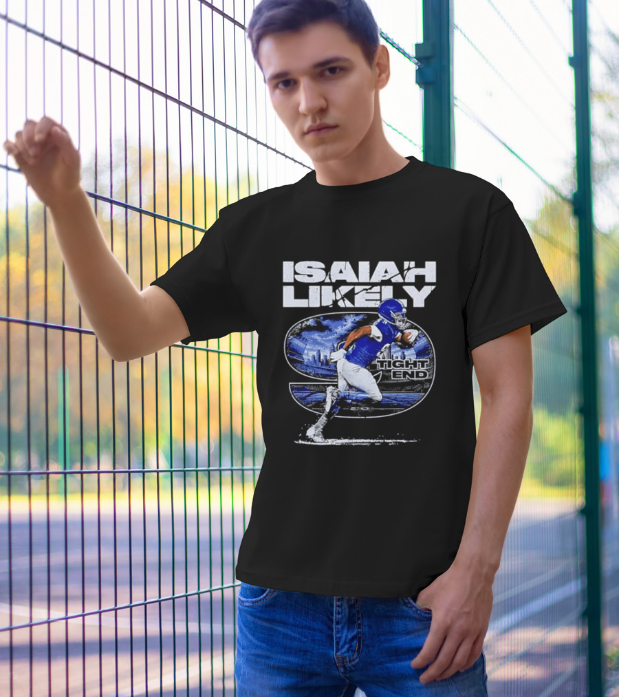 Isaiah Likely Tight End New York Giants Player T-Shirt