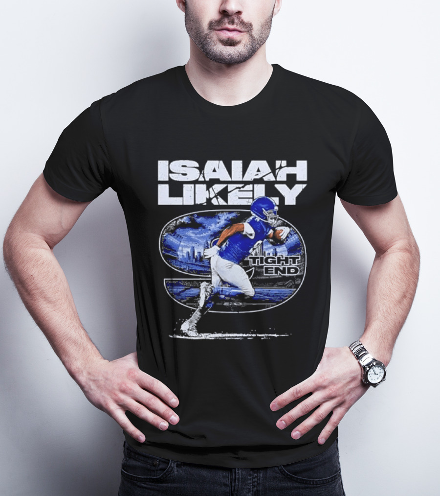 Isaiah Likely Tight End New York Giants Player T-Shirt