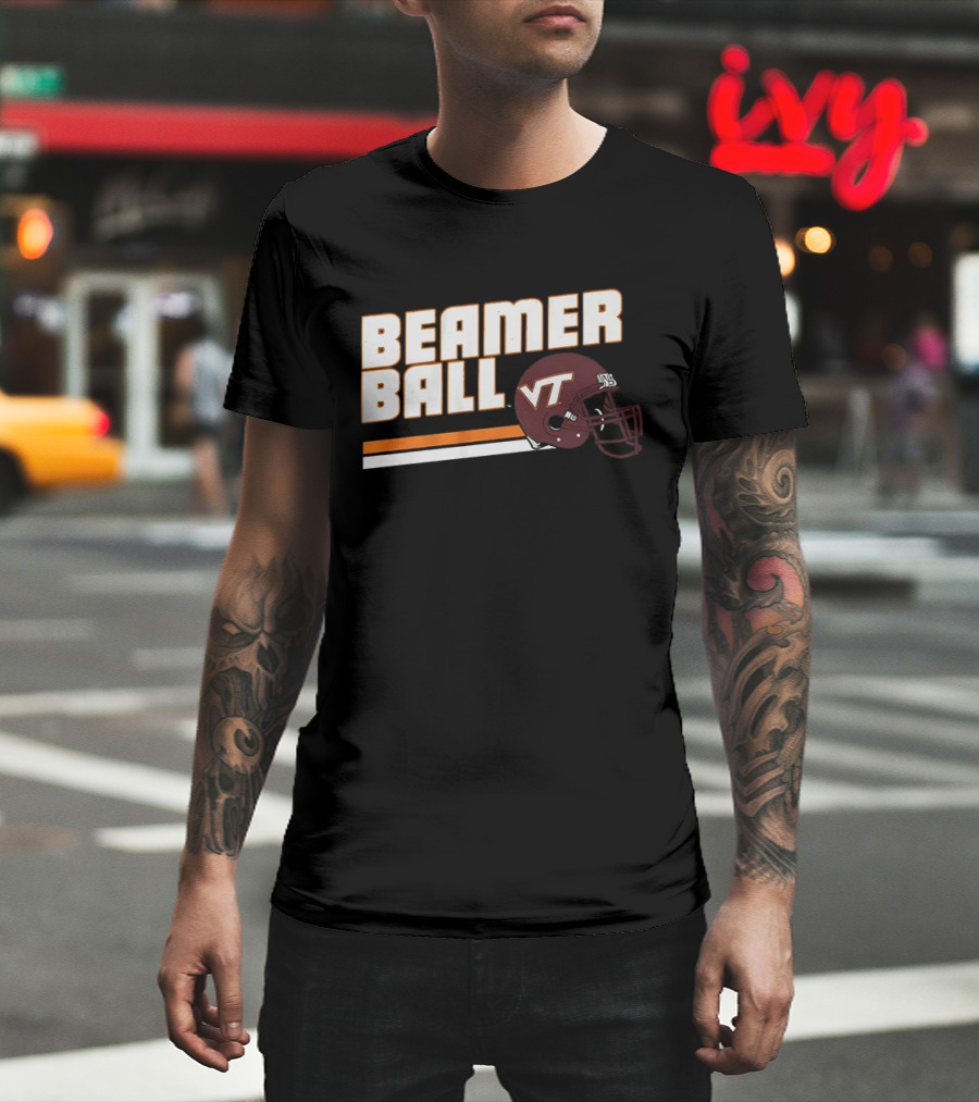 Beamer Ball VT Football Virginia Tech Frank Beamer Coach T-Shirt