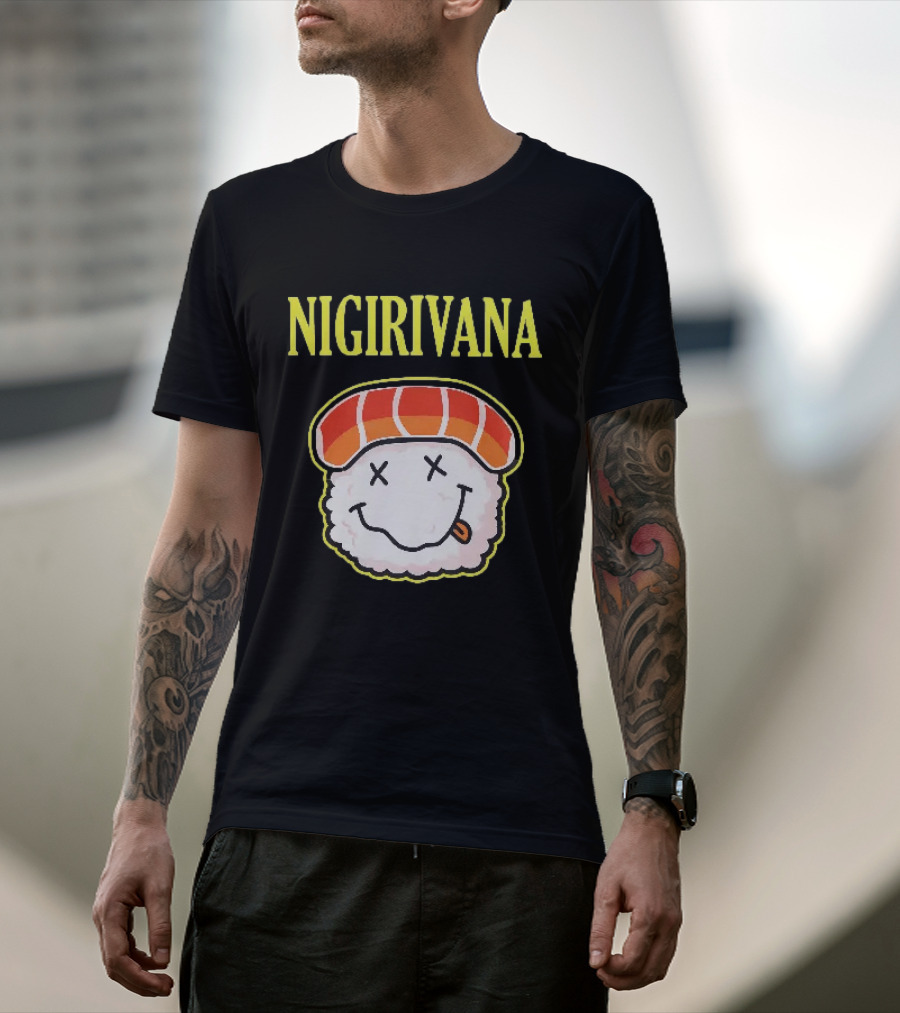 Nigirivana Sushi Nigiri Smile Face T-Shirt