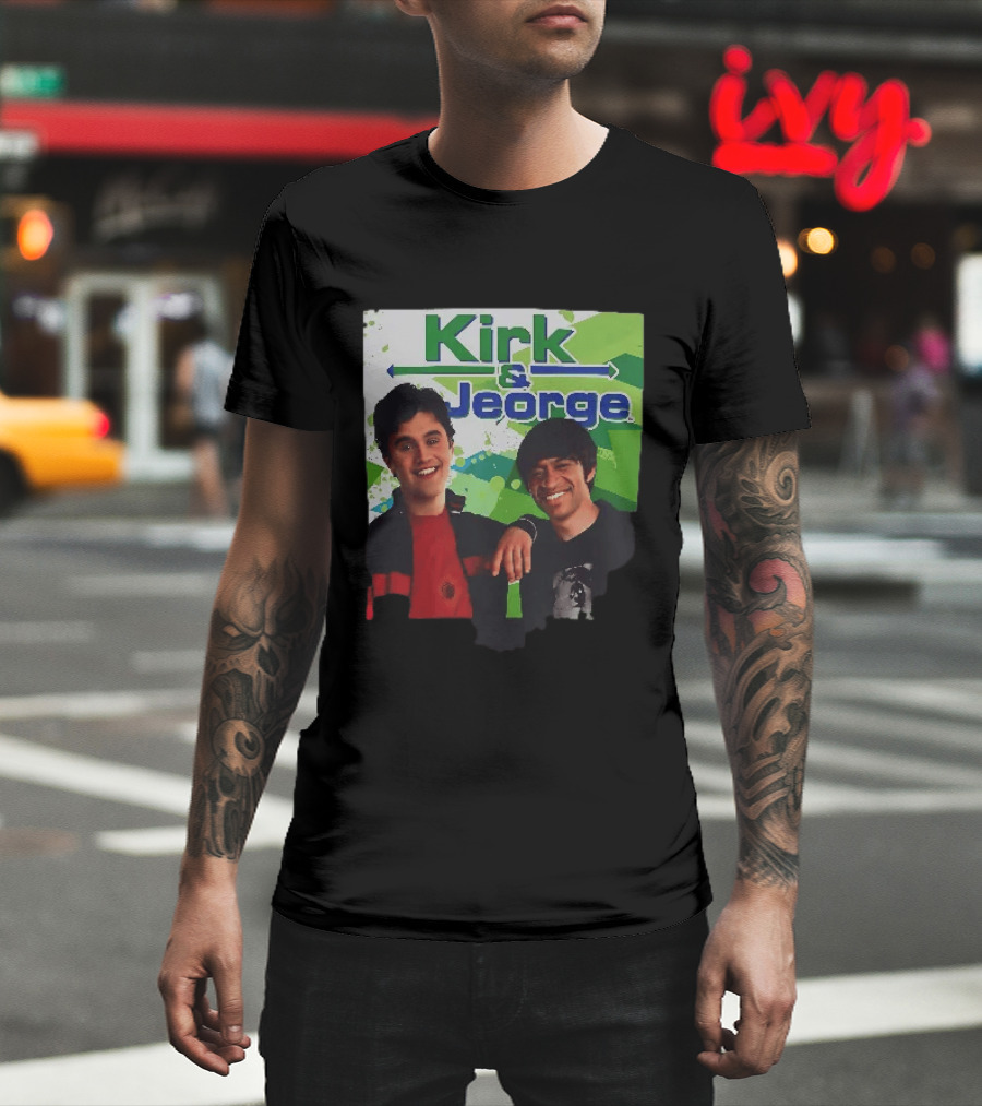 Kirk & Jeorge Drake & Josh TV Show Inspired Green T-Shirt