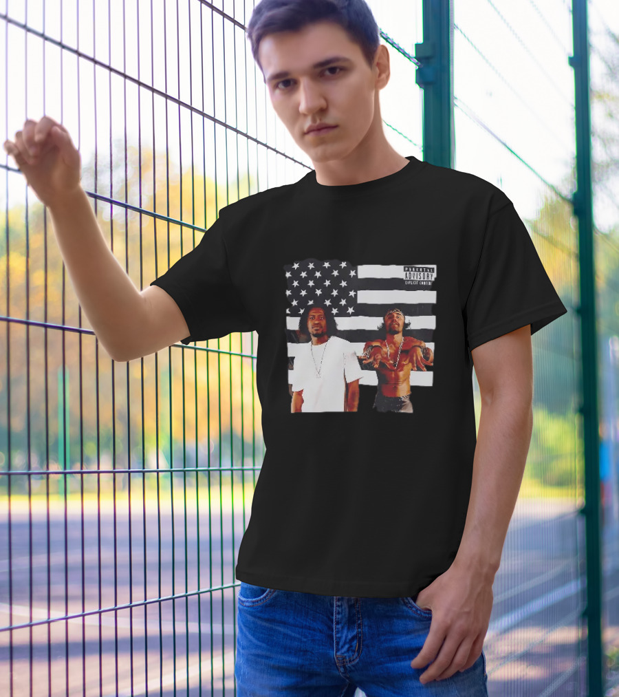 OutKirk Kirk X Floyd American Flag Explicit Content T-Shirt