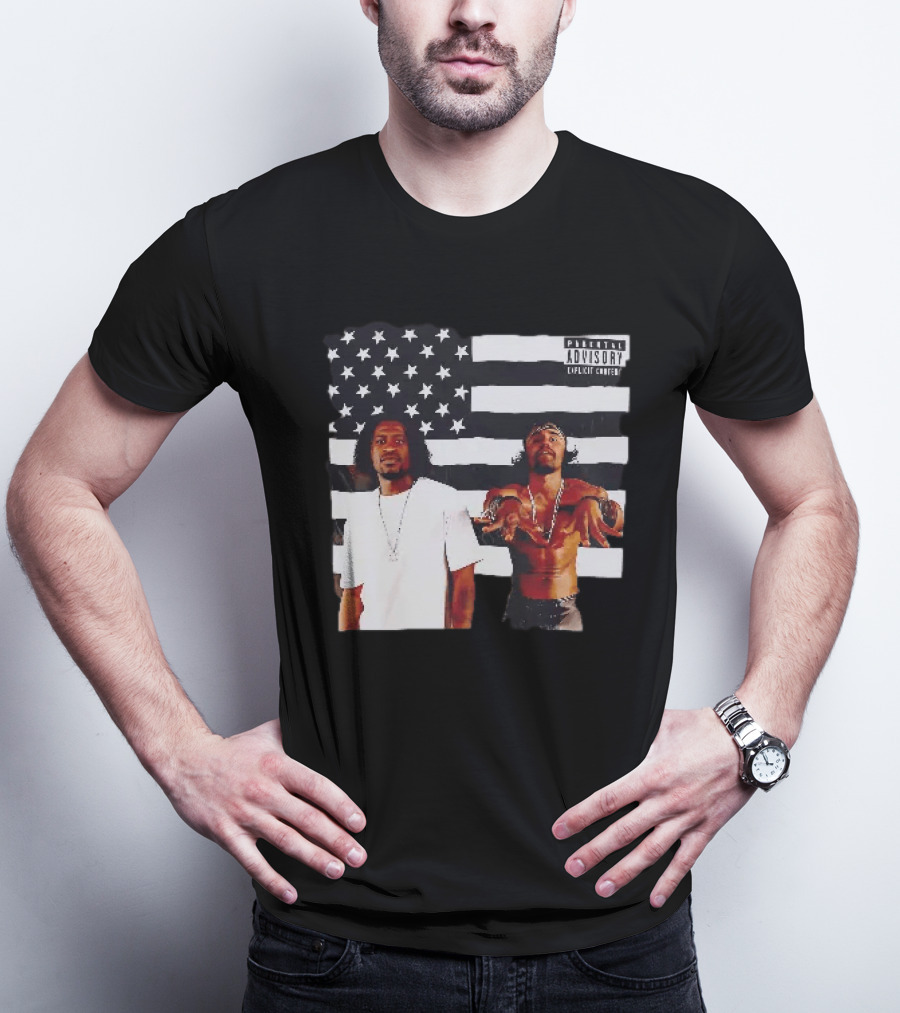 OutKirk Kirk X Floyd American Flag Explicit Content T-Shirt