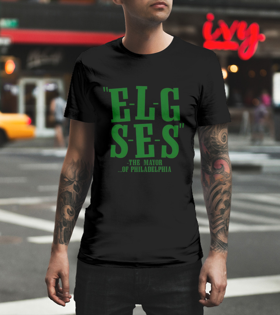 Philadelphia Eagles ELGSES The Mayor Of Philadelphia T-Shirt