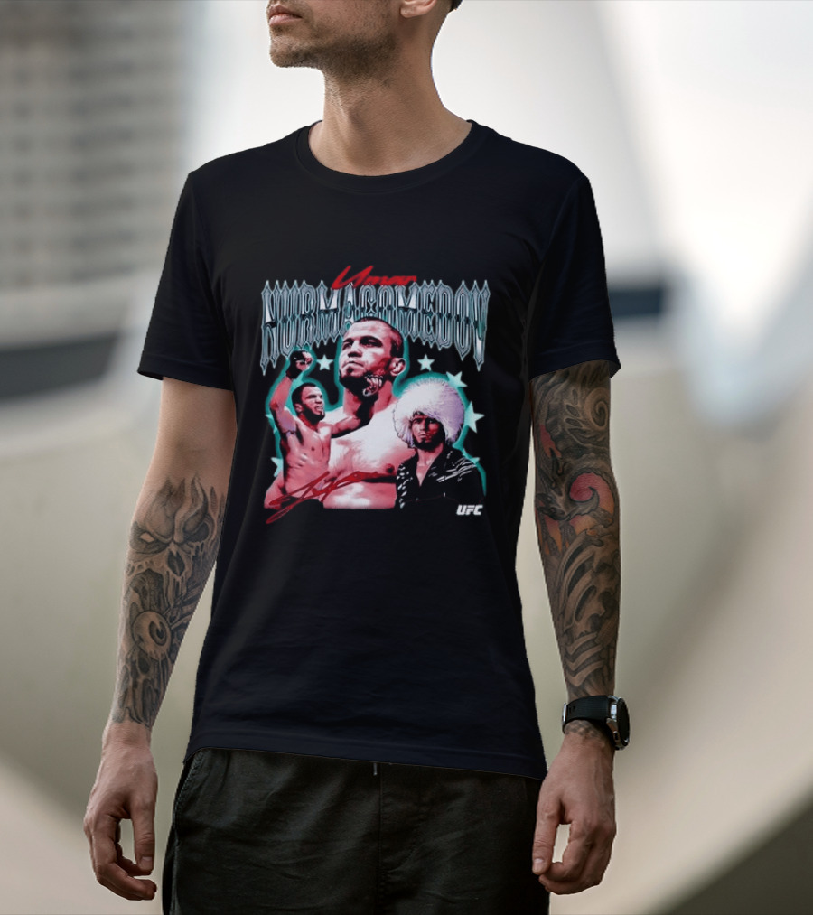 Umar Nurmagomedov UFC Trio Stars Signature T-Shirt
