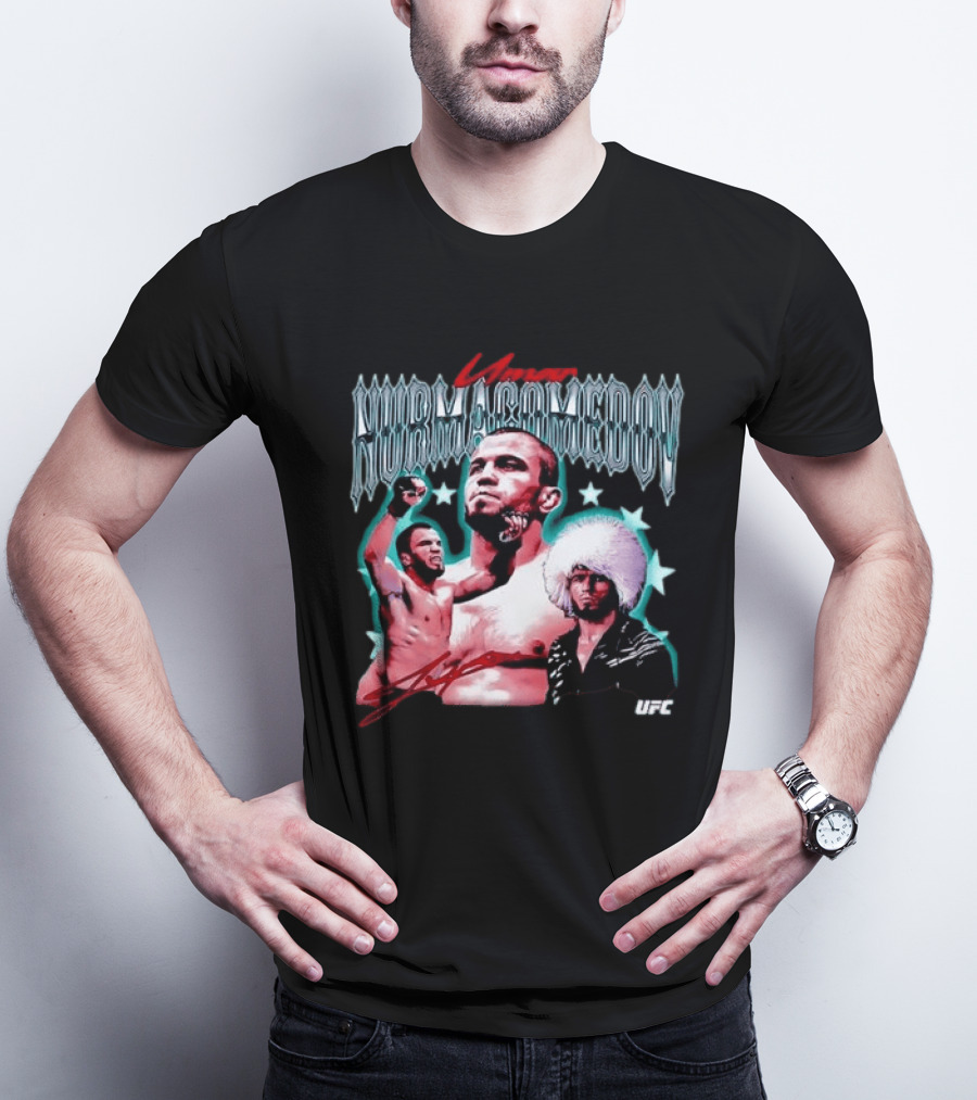 Umar Nurmagomedov UFC Trio Stars Signature T-Shirt