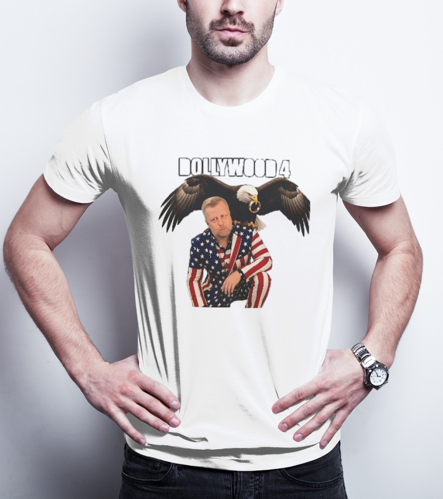 Dollywood 4 American Flag Suit Bald Eagle Ring T-Shirt