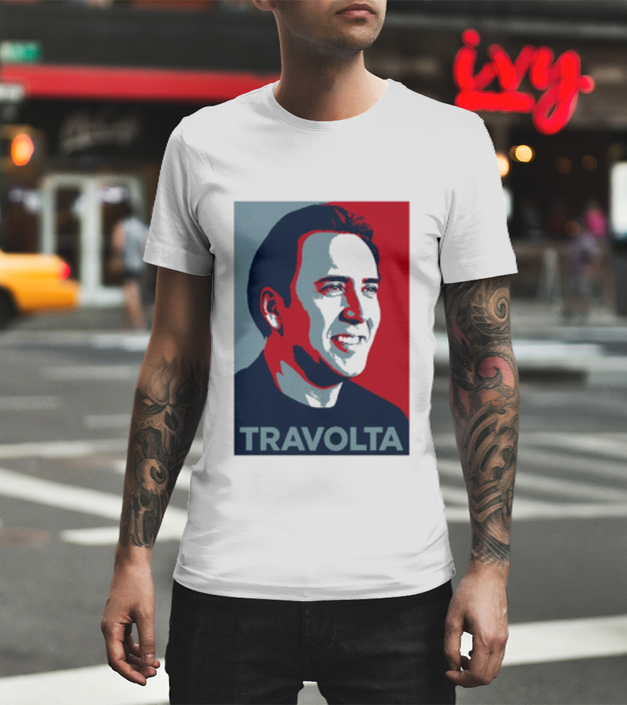 Nicolas Cage Travolta Hope Face Off Image T-Shirt