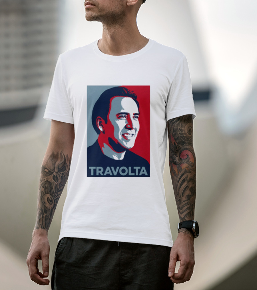 Nicolas Cage Travolta Hope Face Off Image T-Shirt