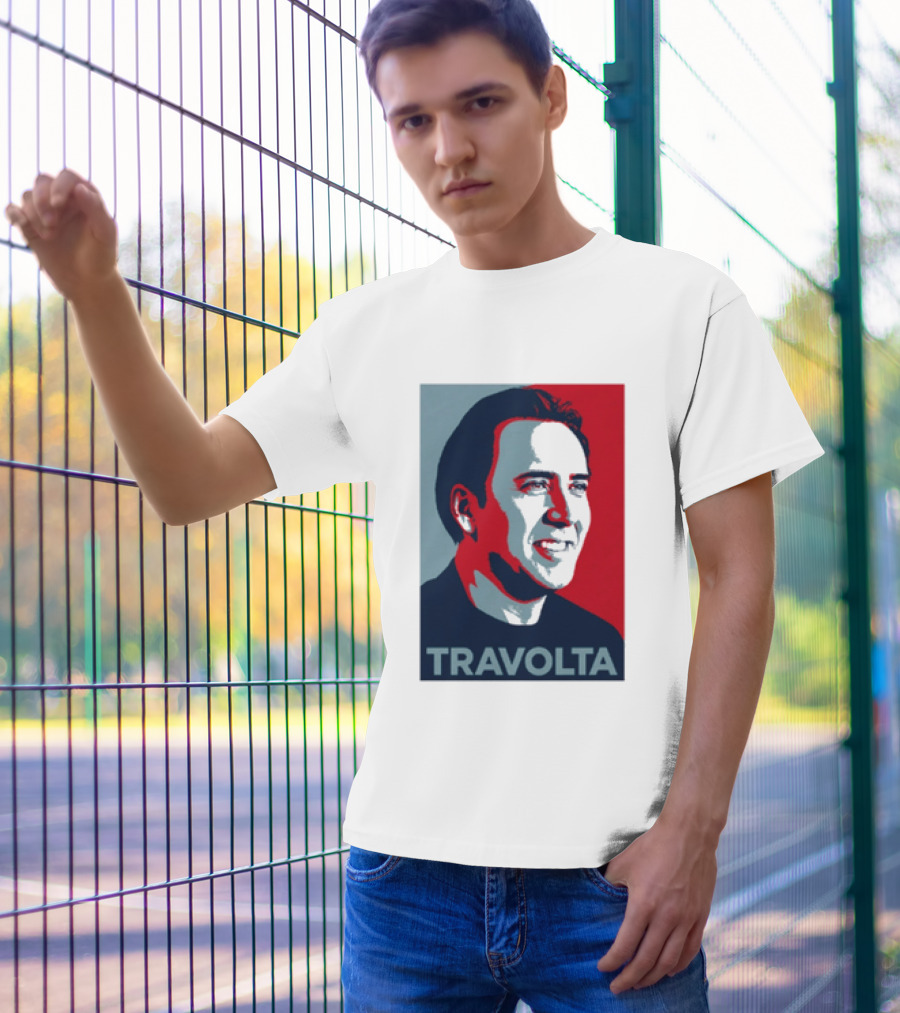 Nicolas Cage Travolta Hope Face Off Image T-Shirt