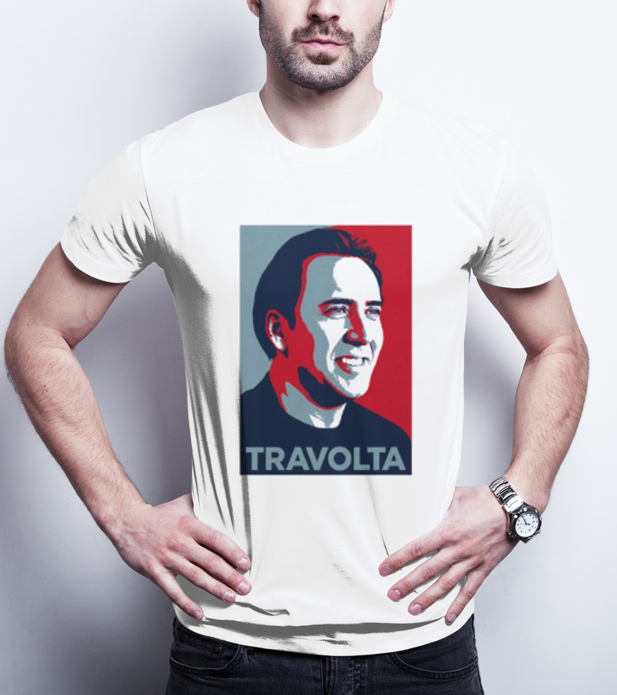 Nicolas Cage Travolta Hope Face Off Image T-Shirt