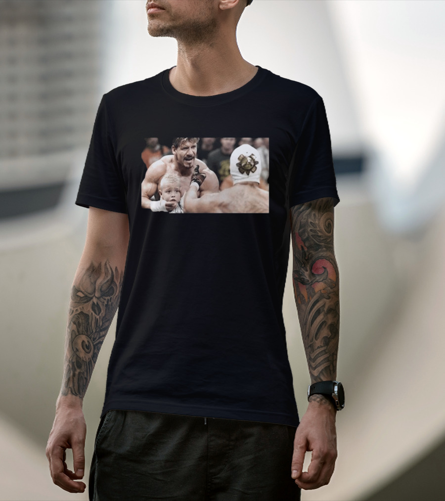 Bad Bunny Southern Tackle Apple Vintage Wrestling Match Iconic WWE Scene T-Shirt