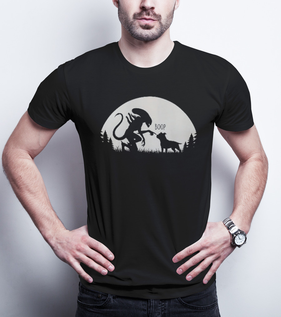 Boop Alien And Dog Forest T-Shirt