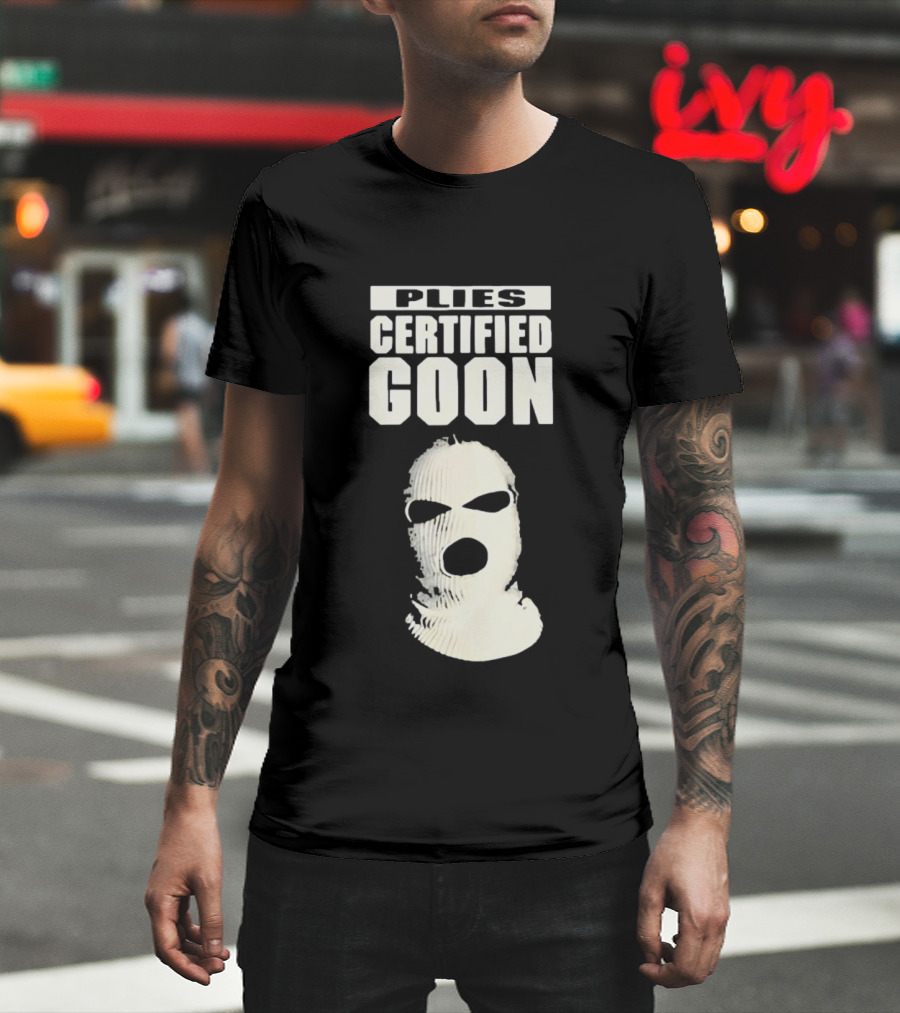 Plies Certified Goon Ski Mask T-Shirt