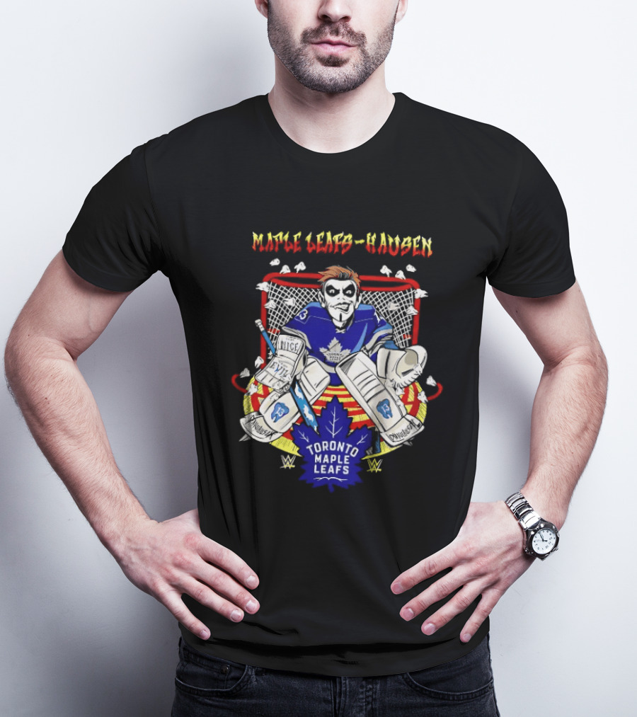 Toronto Maple Leafs Hausen Very Nice Very Evil Hockey Goalie T-Shirt