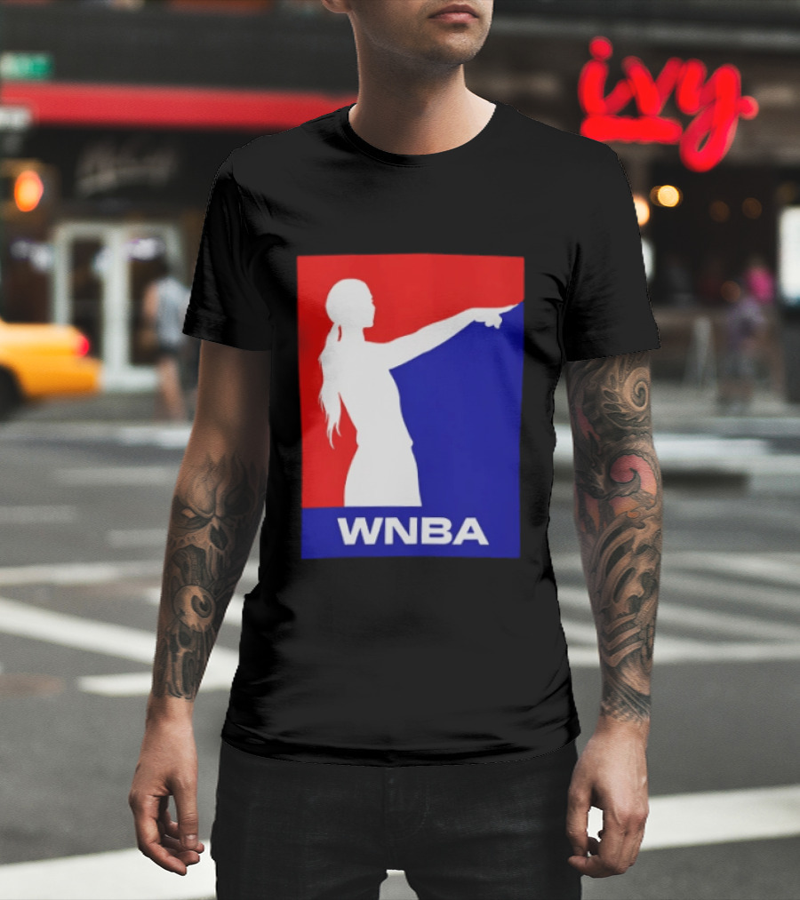 WNBA Red And Blue Sophie Cunningham Basketball T-Shirt