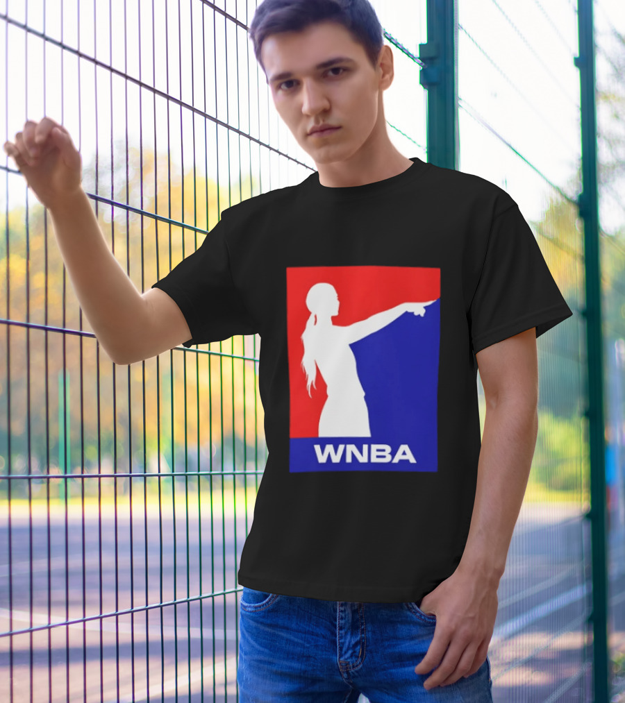 WNBA Red And Blue Sophie Cunningham Basketball T-Shirt