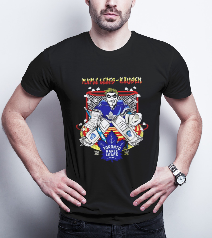 Toronto Maple Leafs Danhausen NHL Hockey WWE T-Shirt