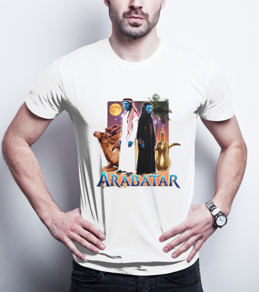 ARABATAR Fantasy Characters With Camel Dates Kettle Palm Moon T-Shirt
