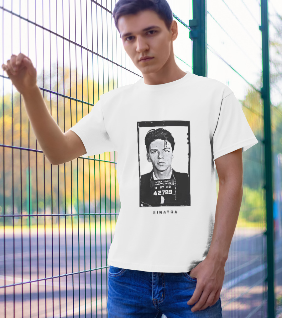 Bergen County Sheriffs Office 11 27 38 42799 Sinatra Shot T-Shirt