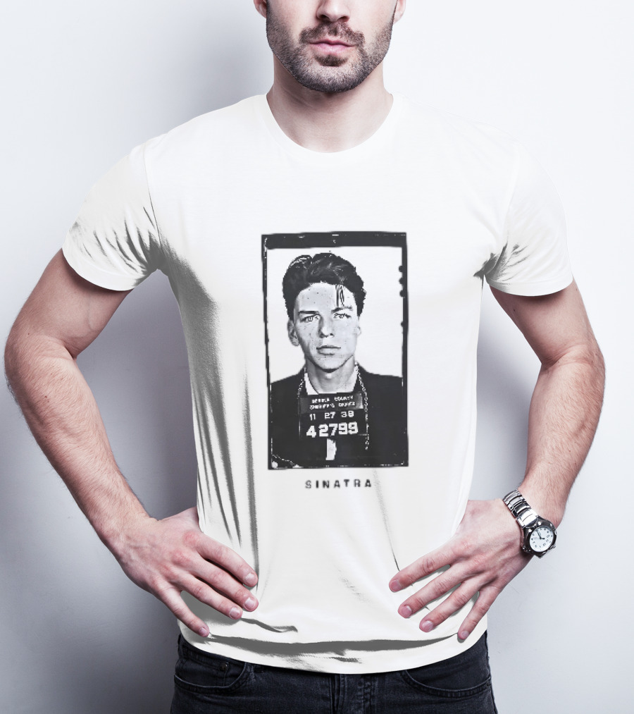 Bergen County Sheriffs Office 11 27 38 42799 Sinatra Shot T-Shirt