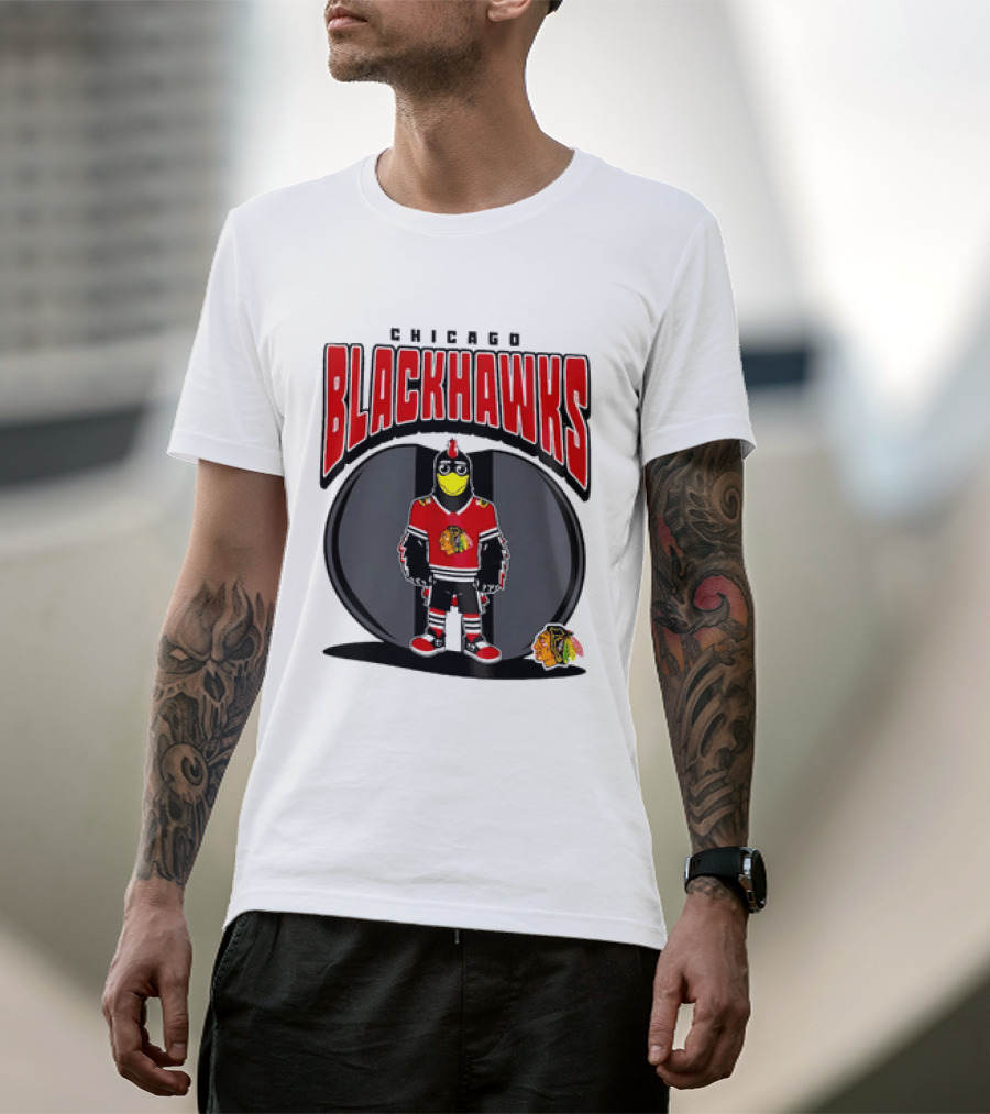 Chicago Blackhawks Mania NHL 2026 Mascot Hockey Fan Gear T-Shirt