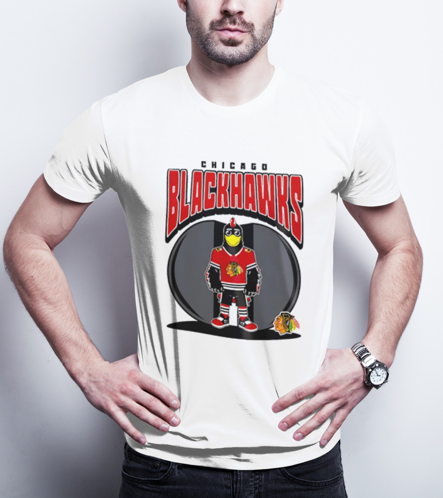 Chicago Blackhawks Mania NHL 2026 Mascot Hockey Fan Gear T-Shirt