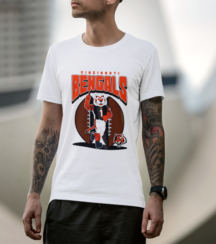 Cincinnati Bengals Tiger Mascot Football Fan Mania 2026 T-Shirt