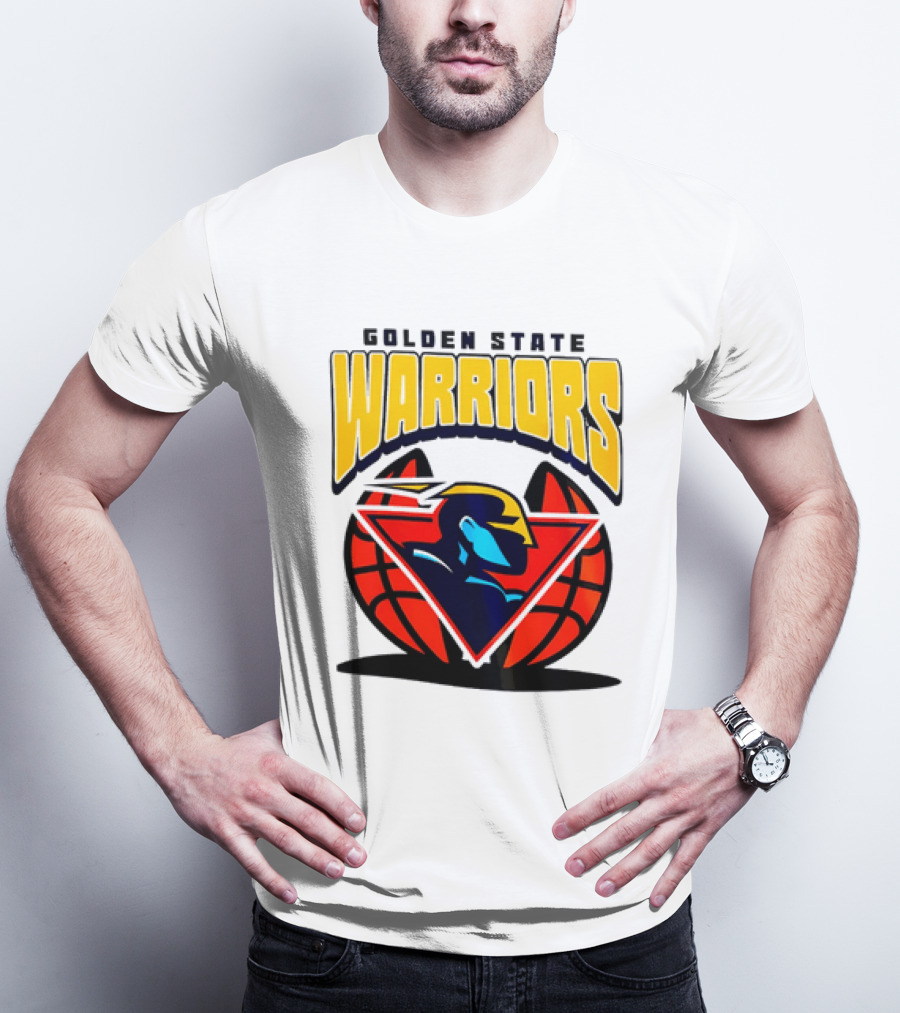 Golden State Warriors NBA 2026 Mania Retro Logo Basketball T-Shirt