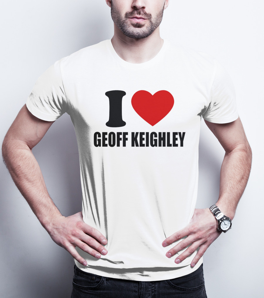 I Love Geoff Keighley Red Heart T-Shirt