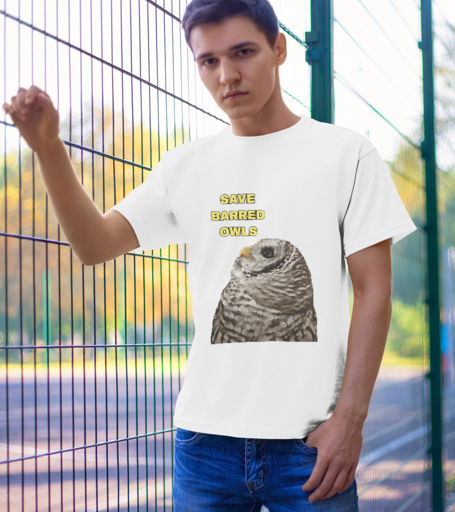 Save Barred Owls Barred Owl Conservation Appeal T-Shirt