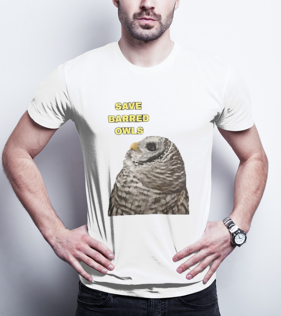 Save Barred Owls Barred Owl Conservation Appeal T-Shirt