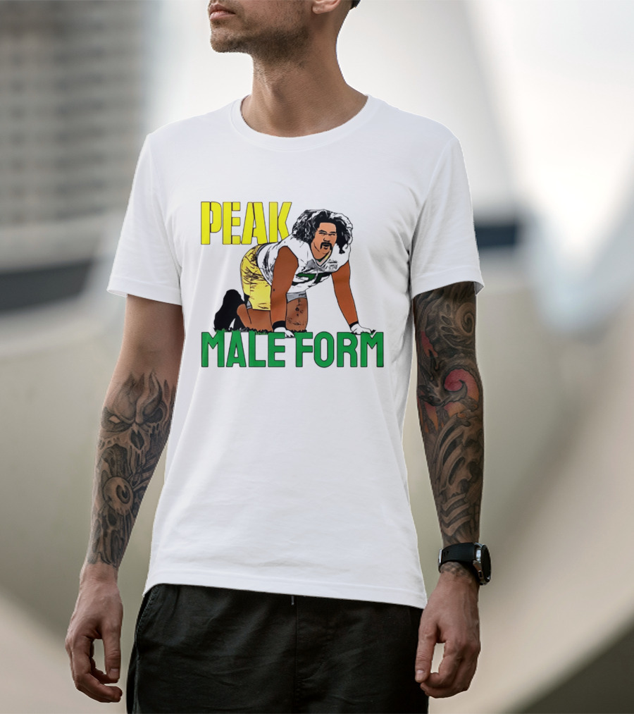 Sean Rhyan Peak Male Form Green Bay Packers Football T-Shirt