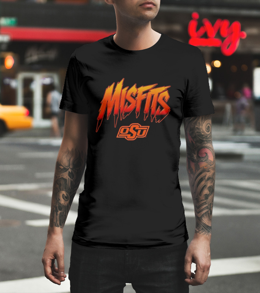 Misfits Oklahoma State Cowboys OSU T-Shirt