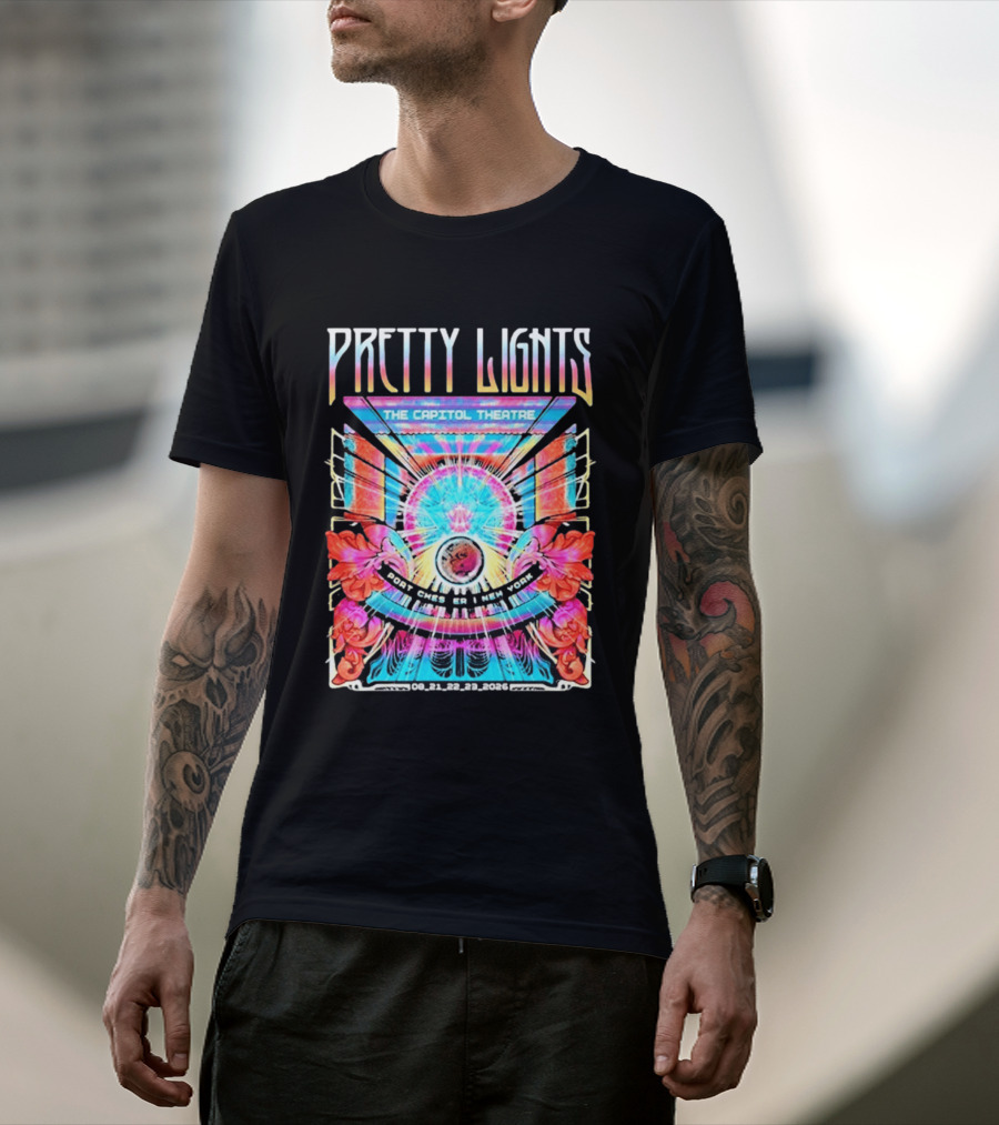 Pretty Lights The Capitol Theatre Port Chester NY August 21 23 2026 T-Shirt